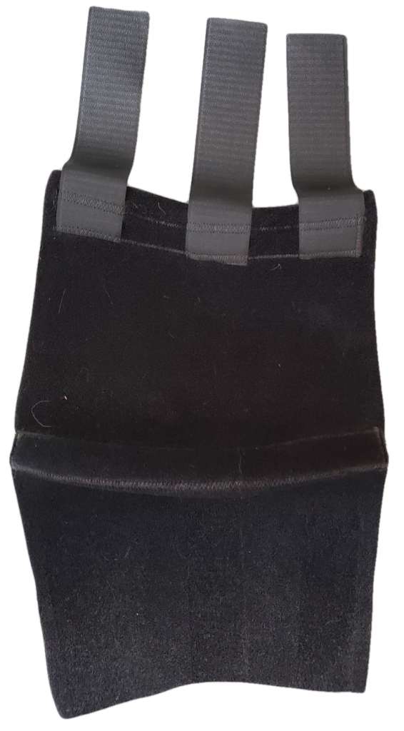 Hock Sweat Boots – Black – Two Draft Sizes - Big Black Horse, LLC